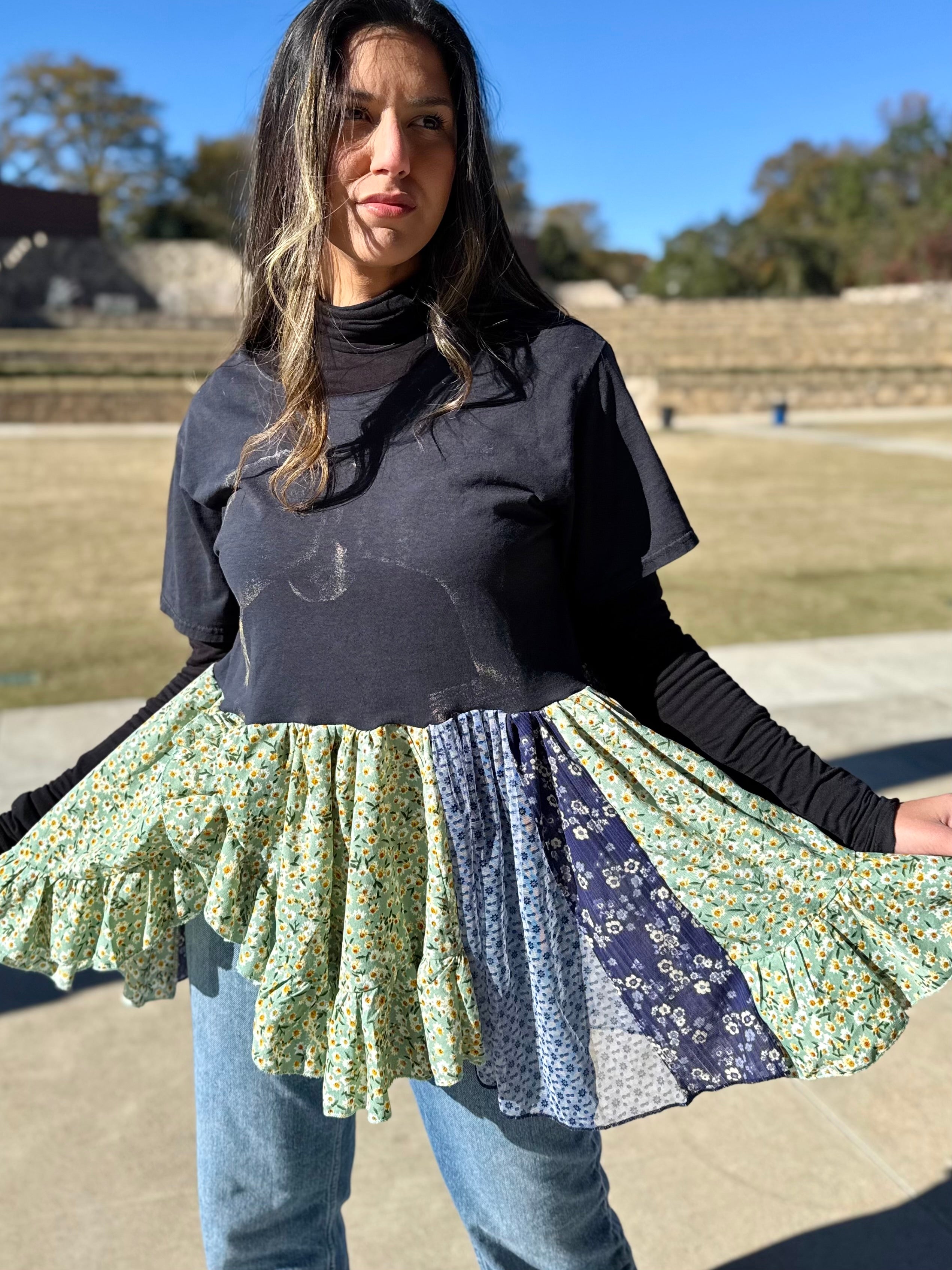 XXS-Medium Ed Sheeran Midi Tee – Patched Gal