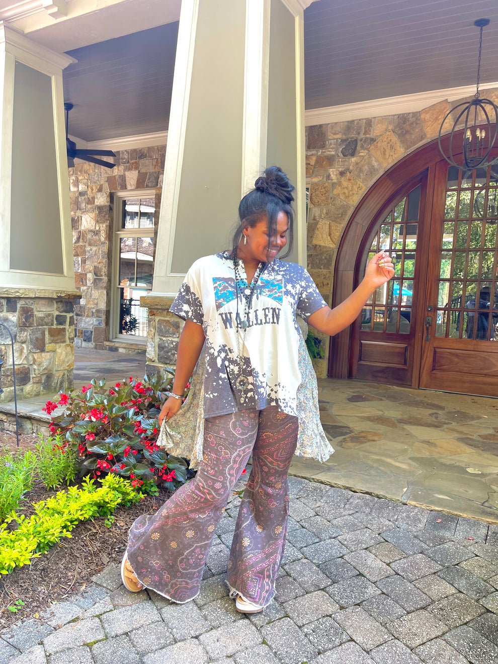 High Low Maxi Tee Custom Order – Patched Gal