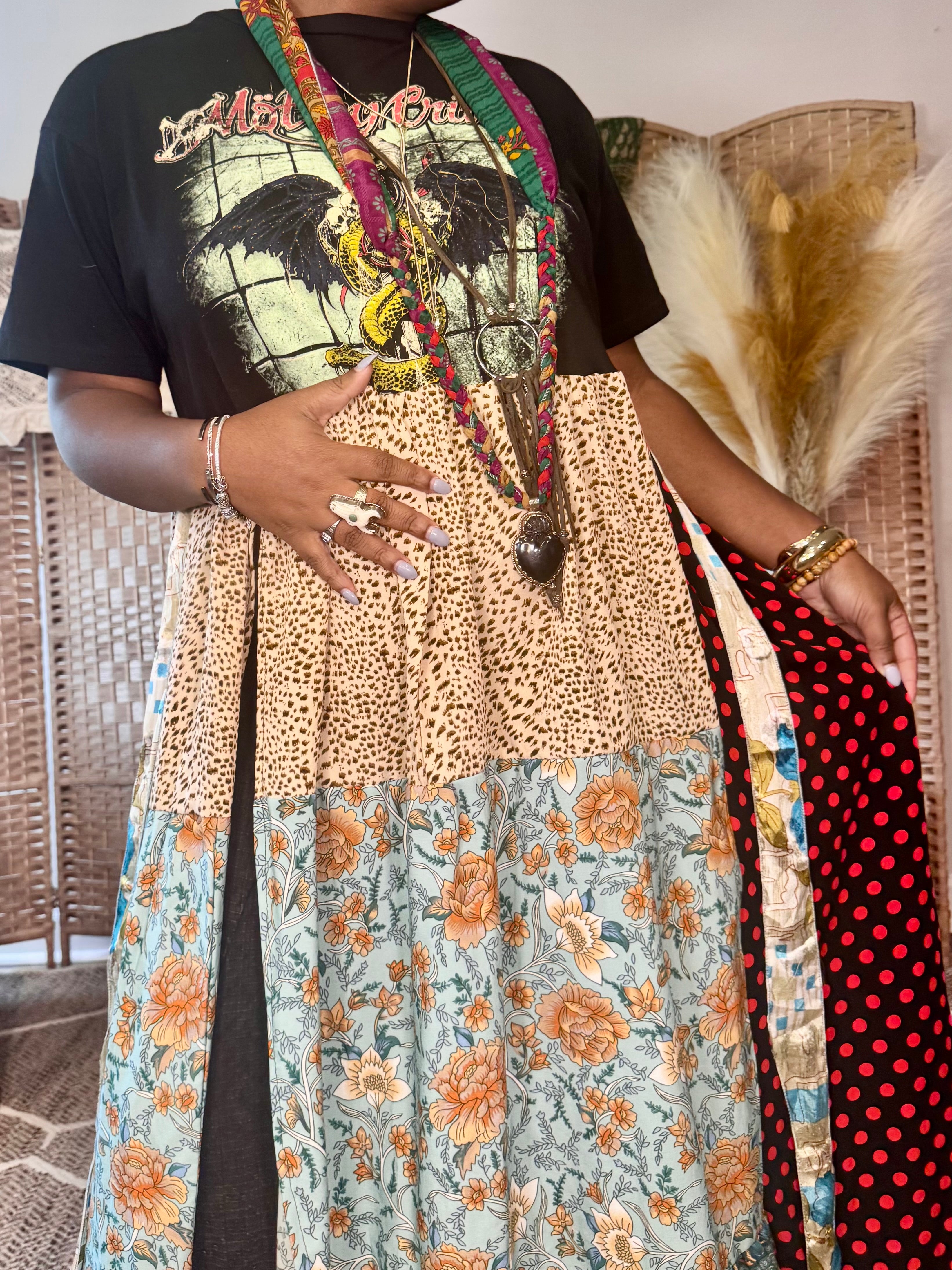 Extra Small- Extra Large Motley Crue Maxi Tee – Patched Gal