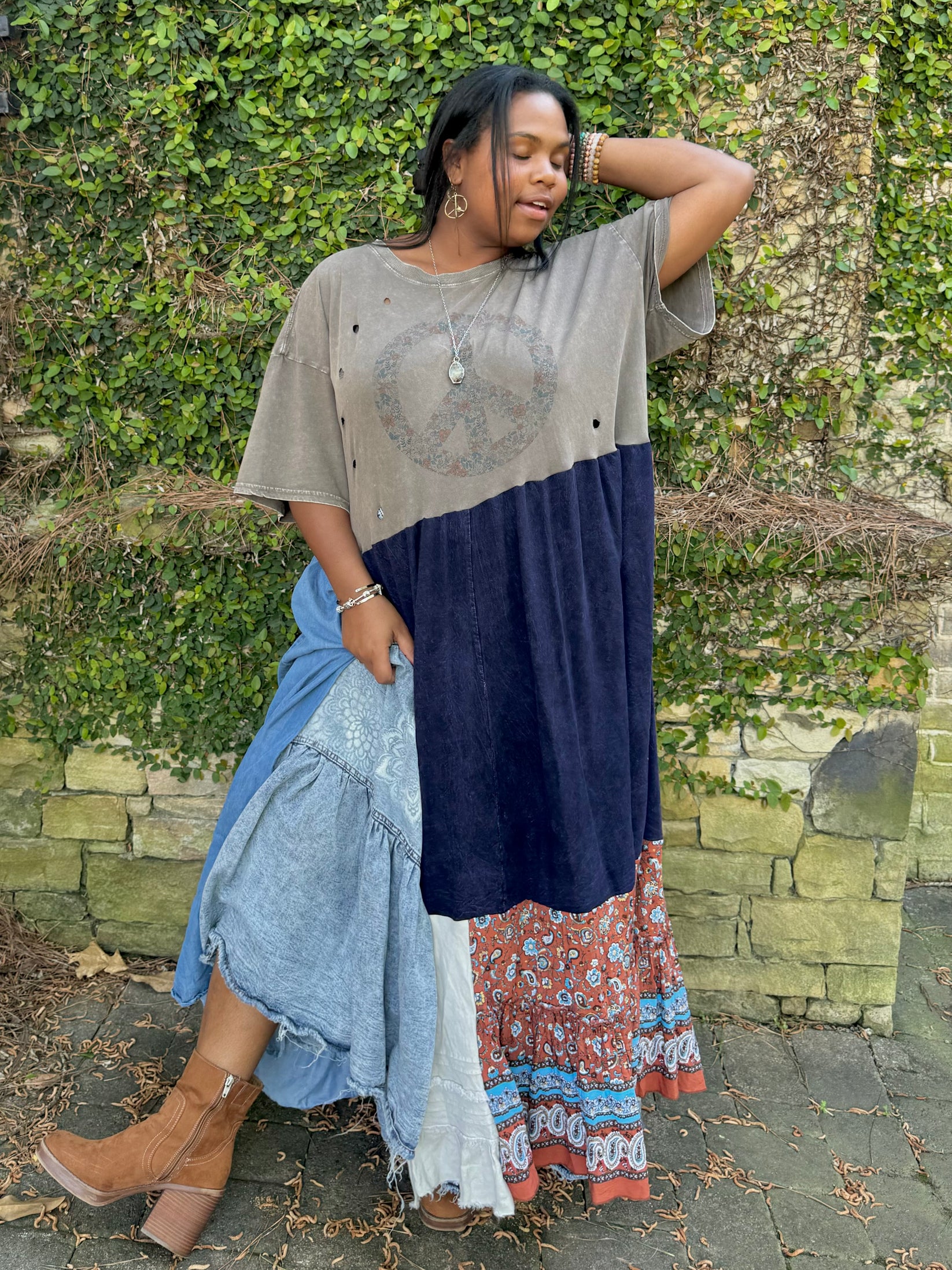 Maxi Tee Custom Order – Patched Gal