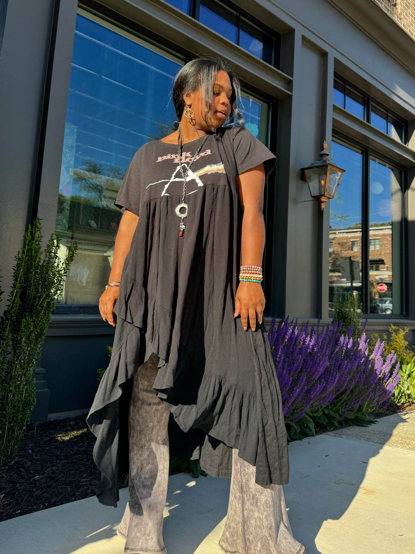 Extra Small-Extra Large Pink Floyd Maxi Tee – Patched Gal