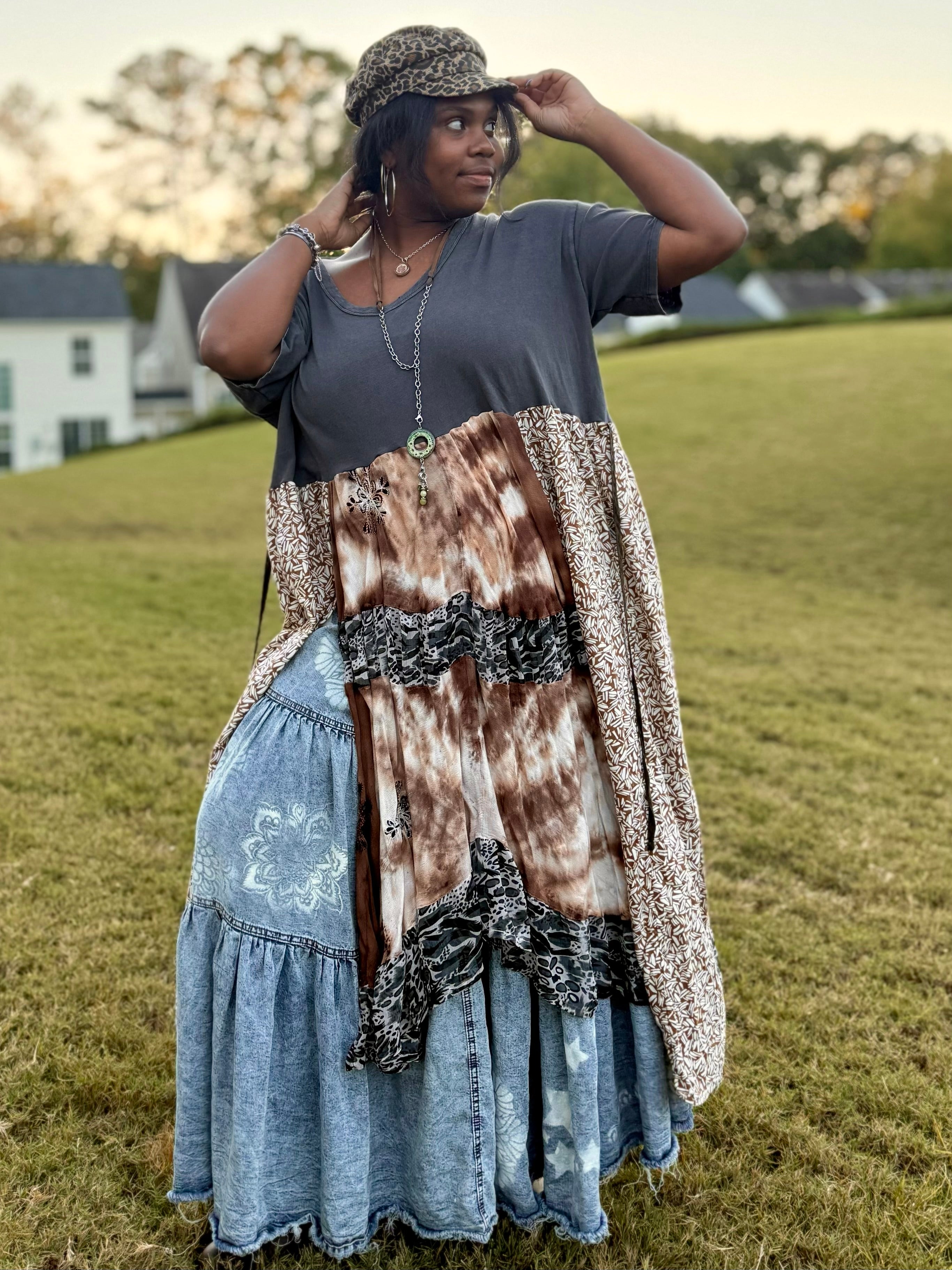 Maxi Tees – Patched Gal