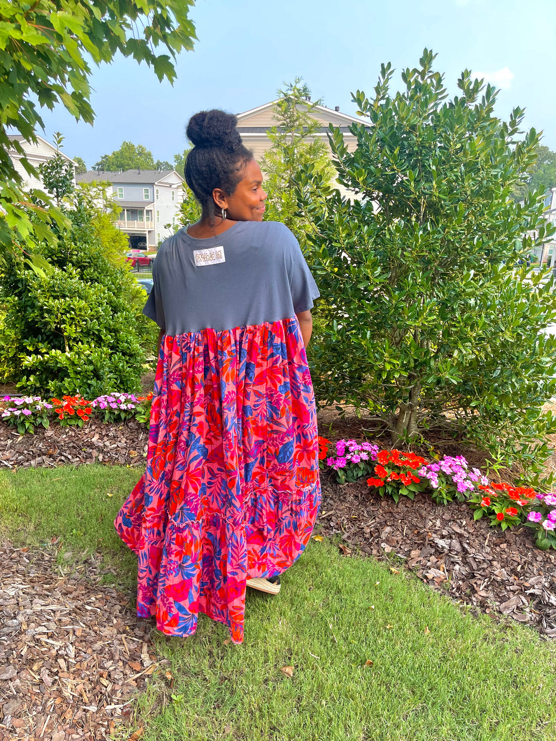 High Low Maxi Tee Custom Order – Patched Gal