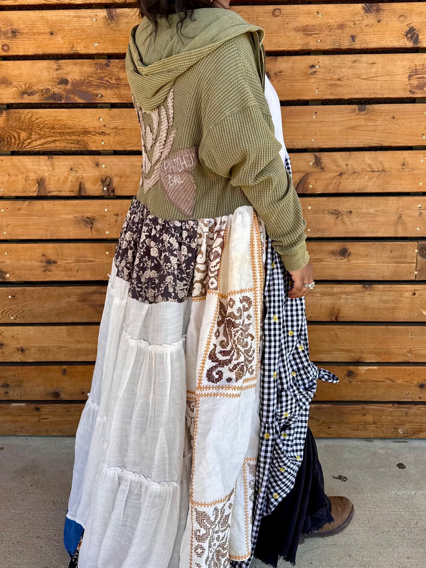 XXS-1XL Rose Duster – Patched Gal