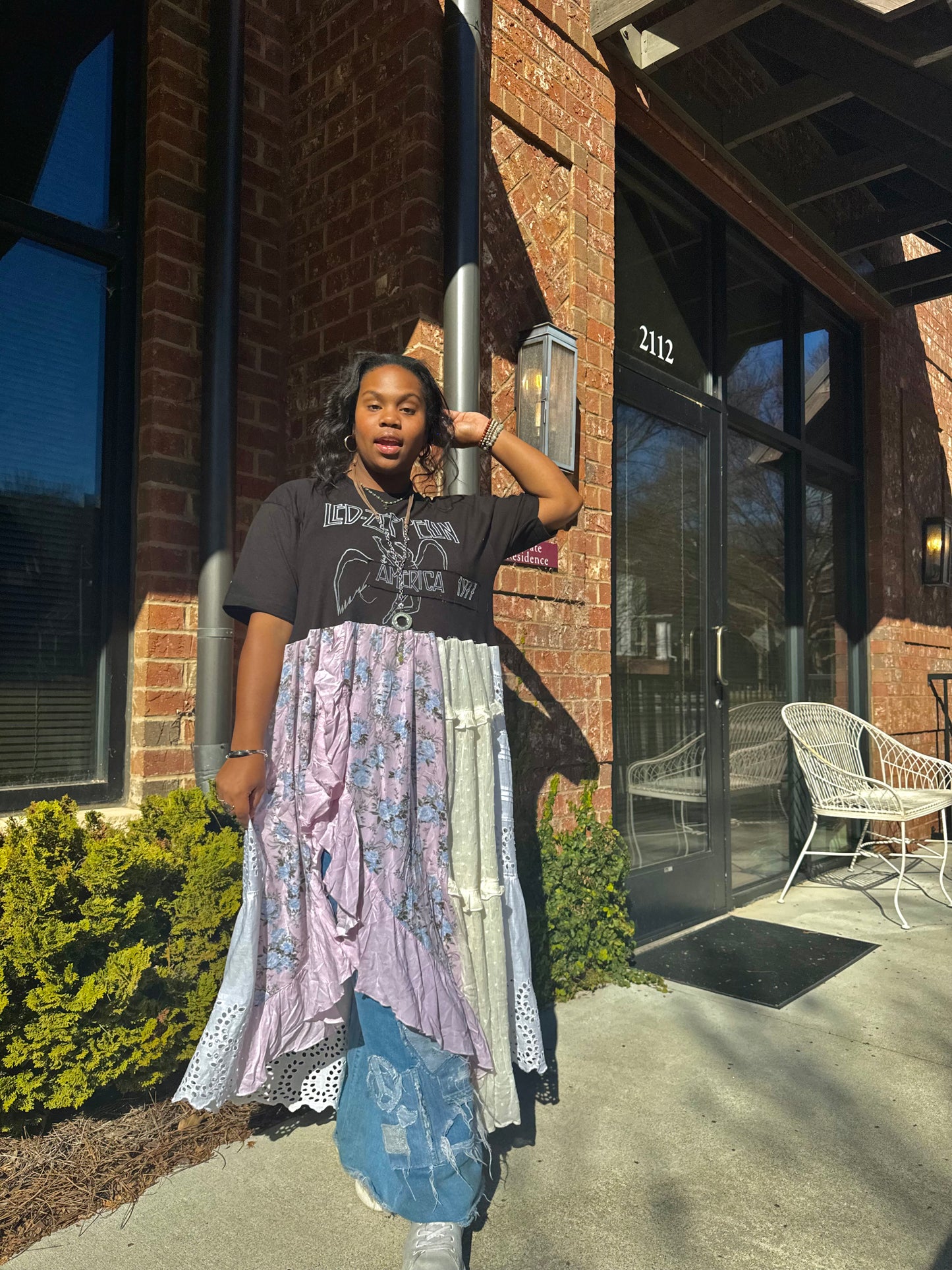 Extra Small-Extra Large Led Zeppelin Maxi Tee – Patched Gal