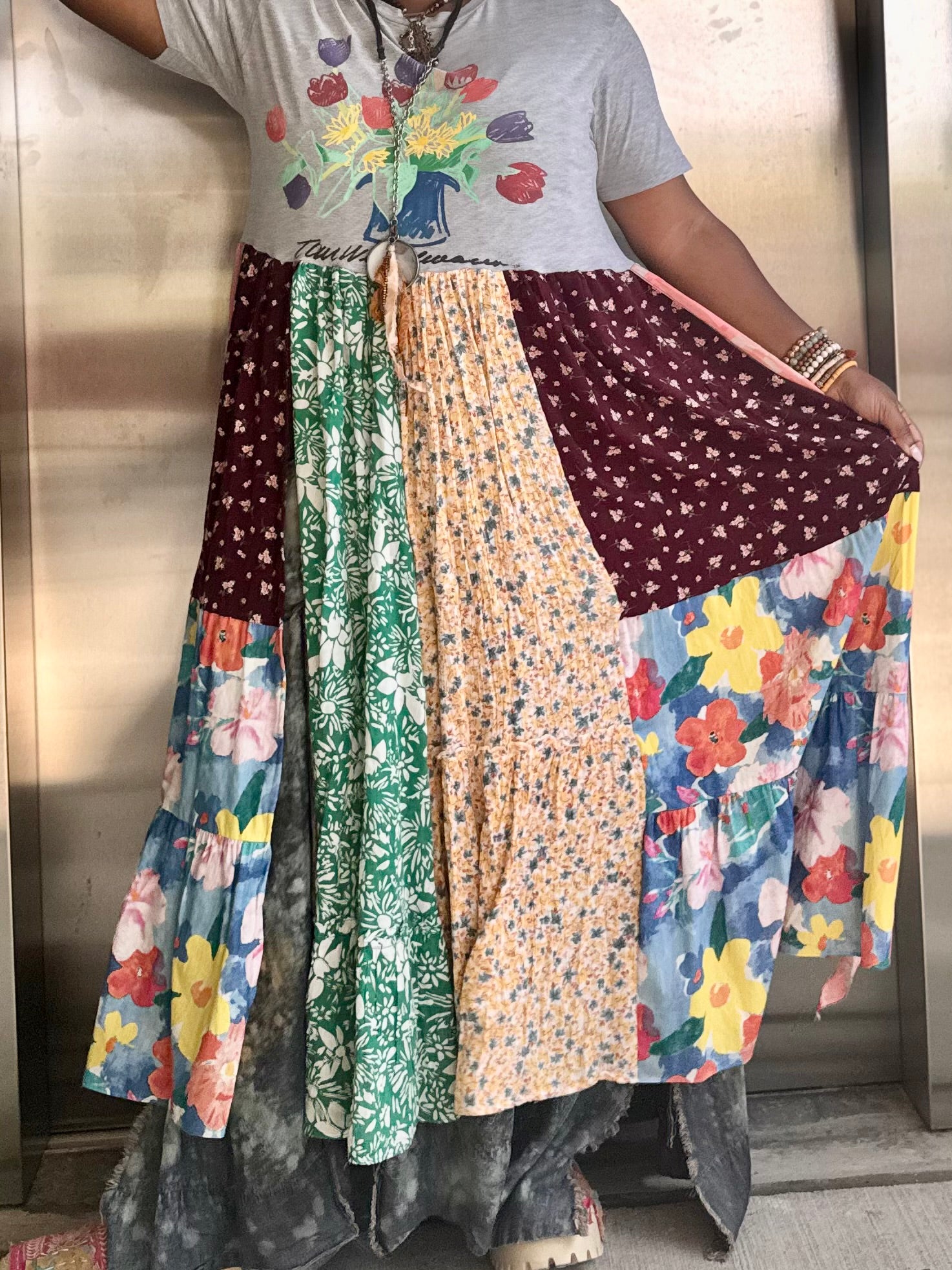 Maxi Tees – Patched Gal