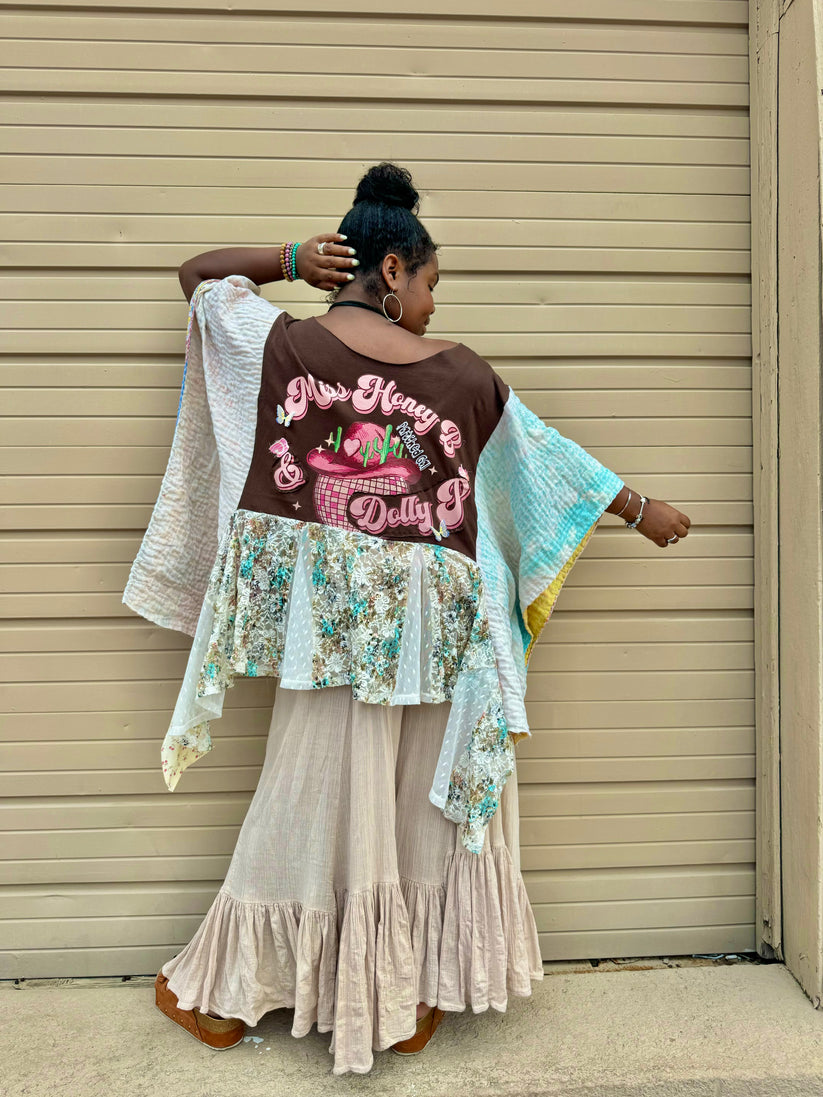 Kaftan Poncho Custom Order – Patched Gal