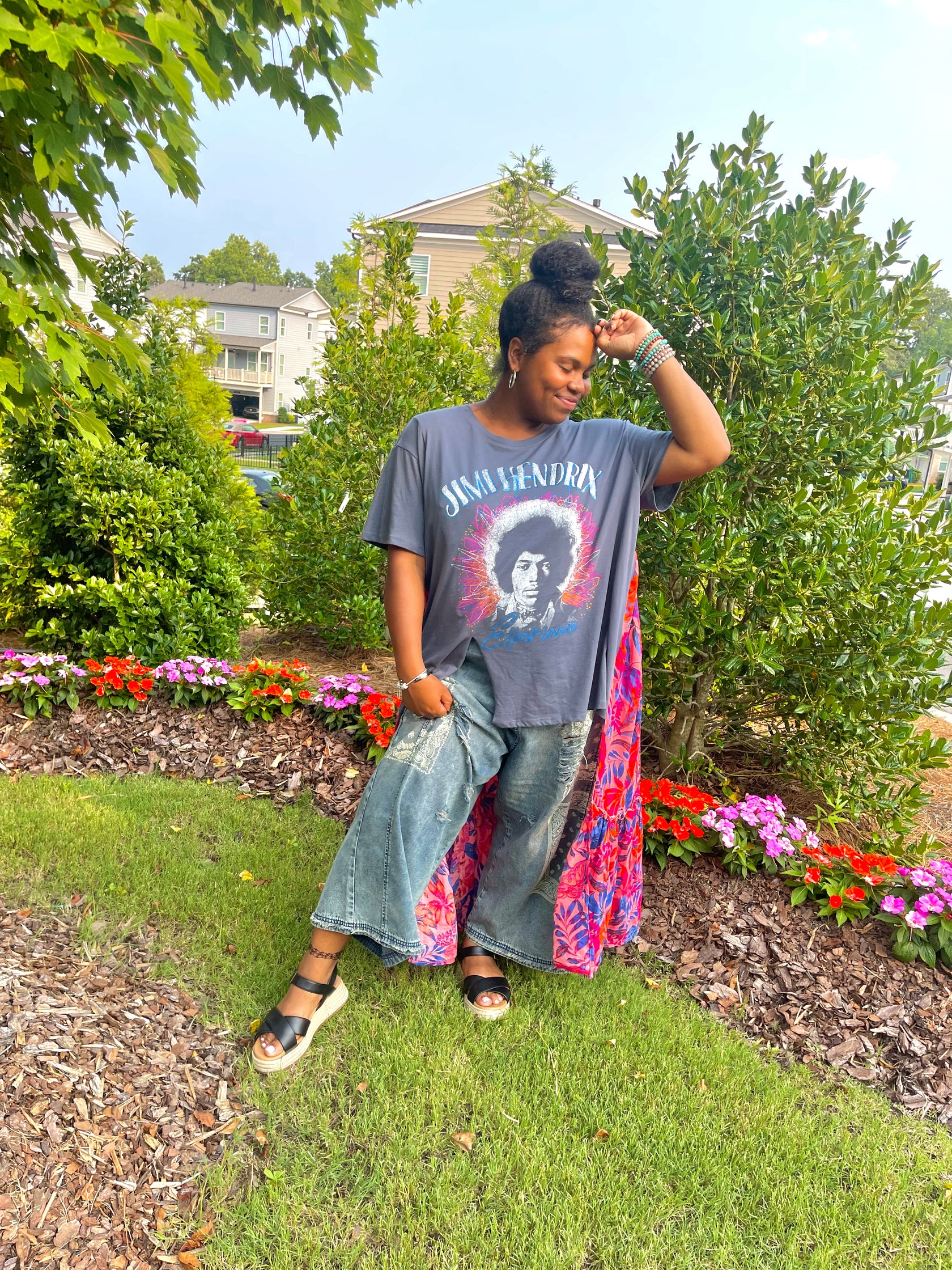 High Low Maxi Tee Custom Order – Patched Gal