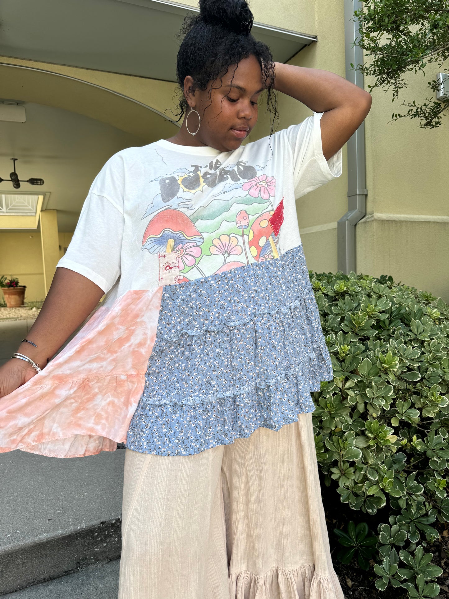 Small- Extra Large The Doors Midi Tee – Patched Gal