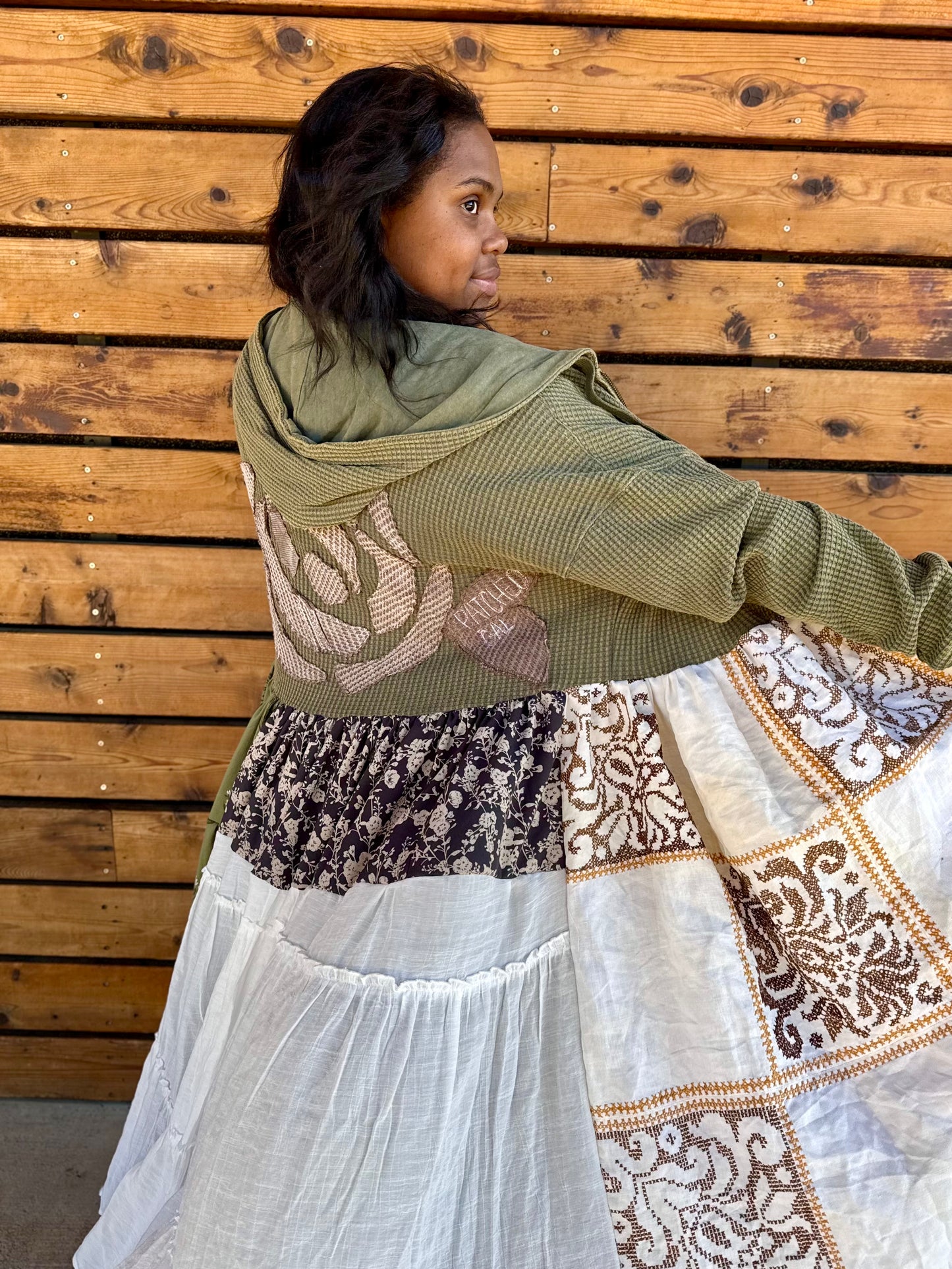 XXS-1XL Rose Duster – Patched Gal