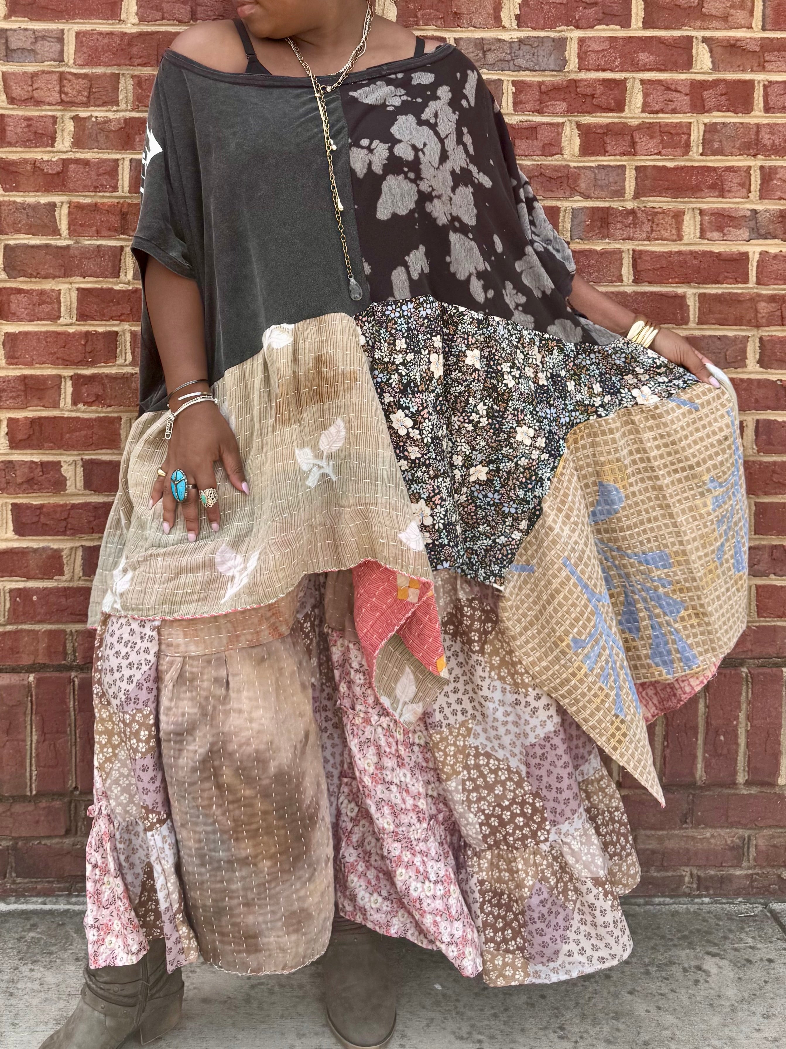 2XL-5XL Journey/ Ice Cube Poncho – Patched Gal