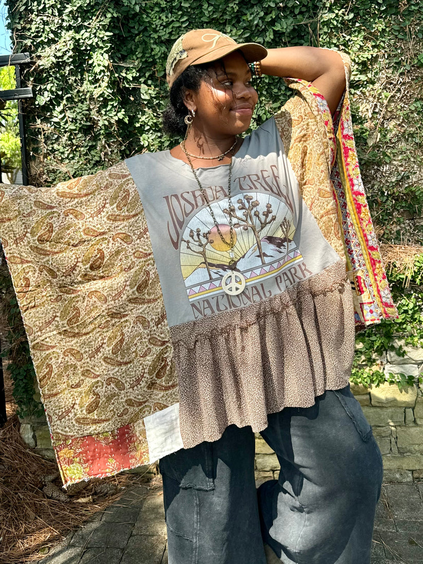 Kaftan Poncho Custom Order – Patched Gal